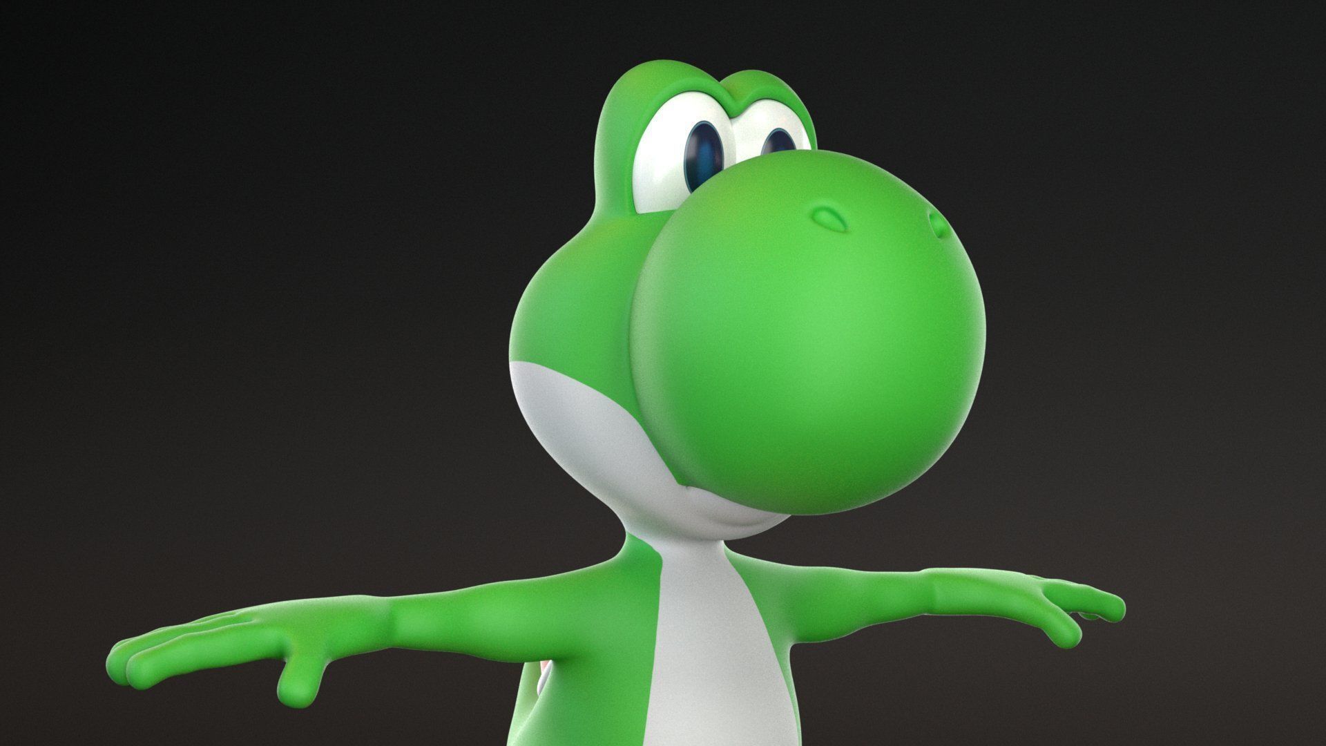 3D model Yoshi From Super Mario VR / AR / low-poly | CGTrader