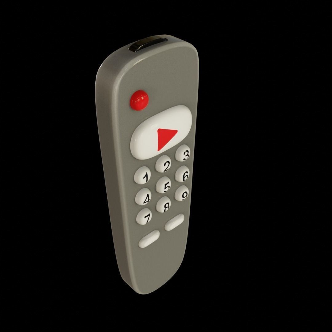 3D model Remote controller VR / AR / low-poly | CGTrader
