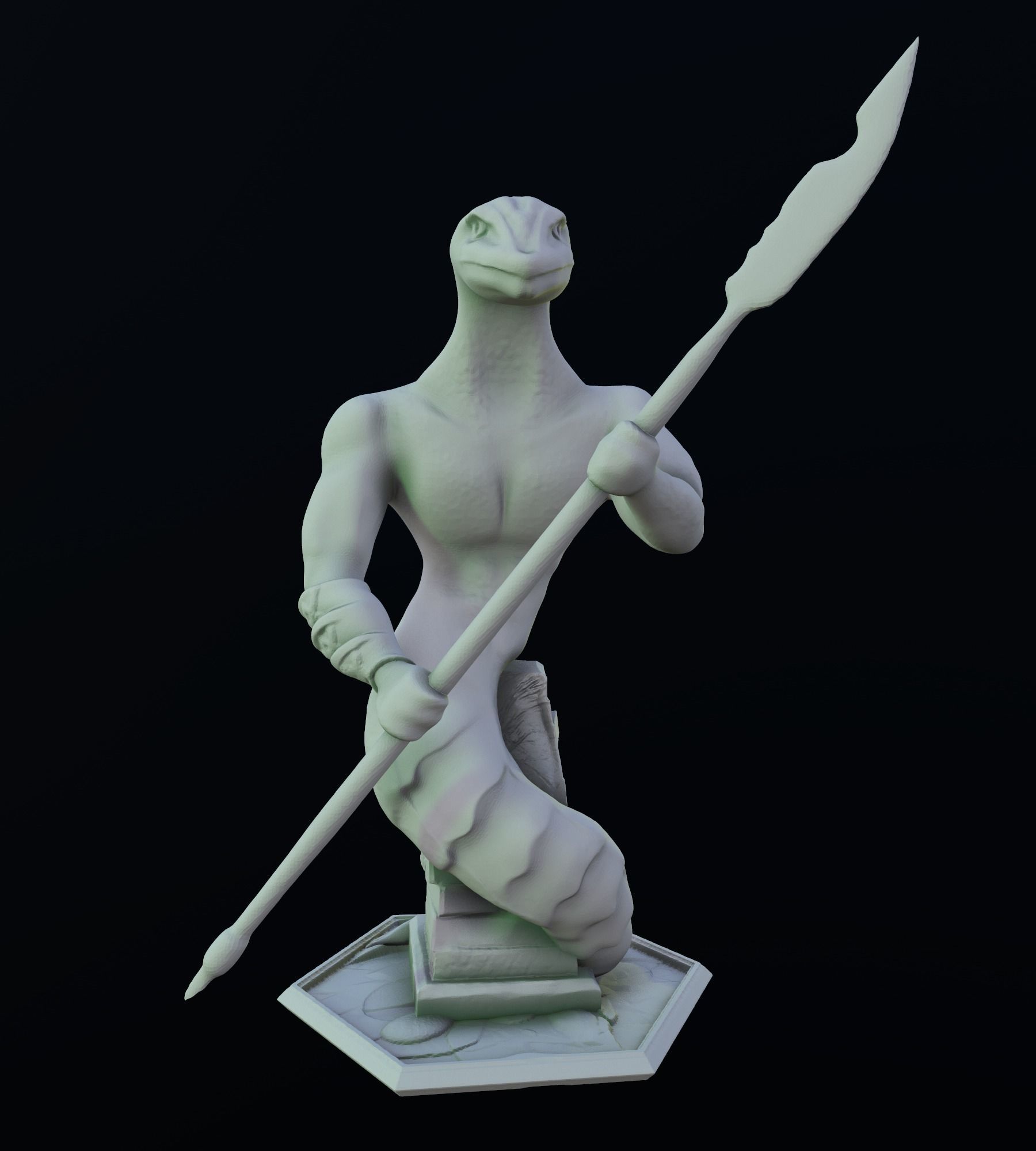 Dungeons and Dragons Yuan-ti Abomination 3D print model 3D model 3D ...