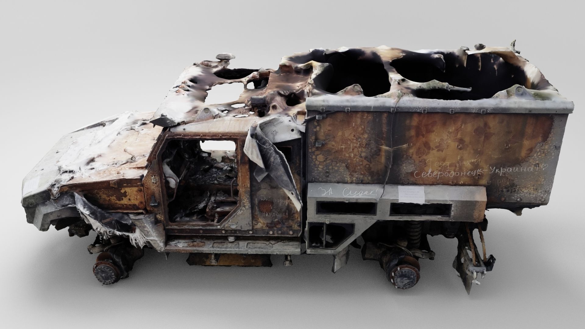 russian K-4386 Typhoon-VDV destroyed by Ukrainian army 3D model | CGTrader