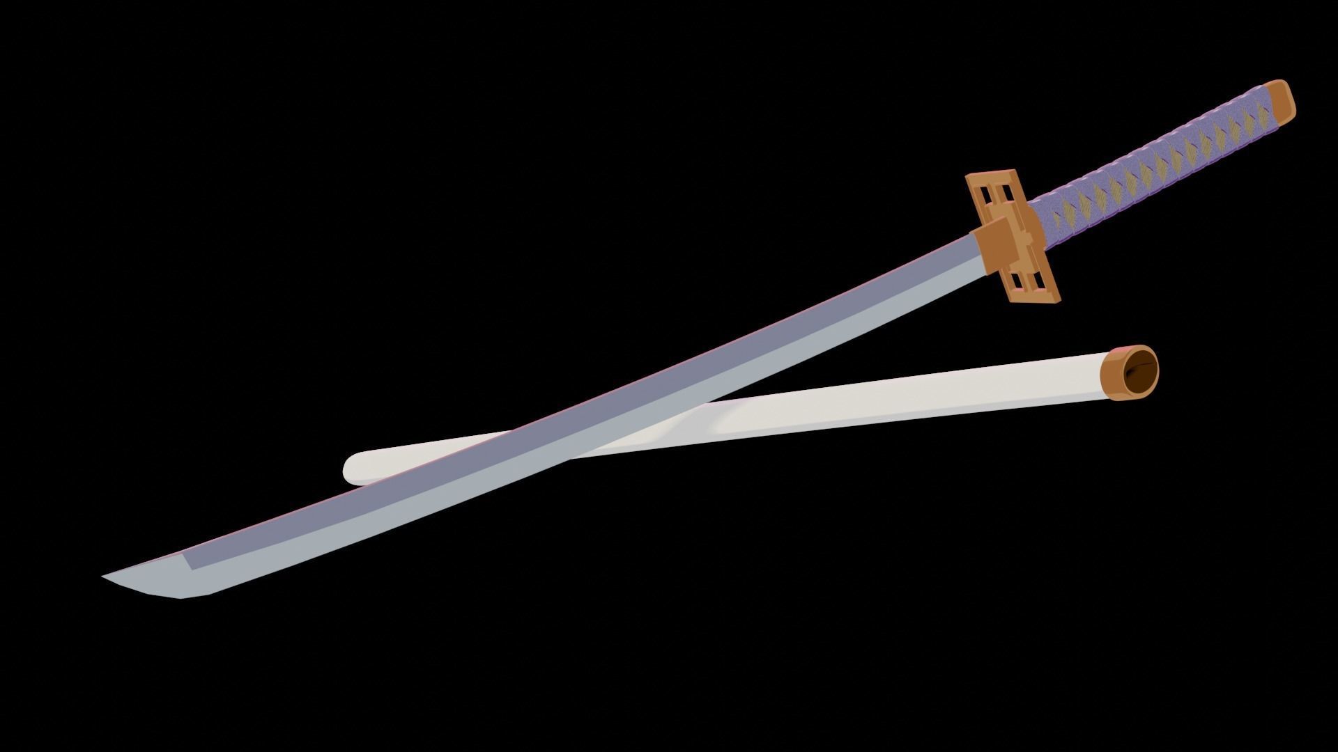 Senbonzakura Sword Model free 3D model | CGTrader