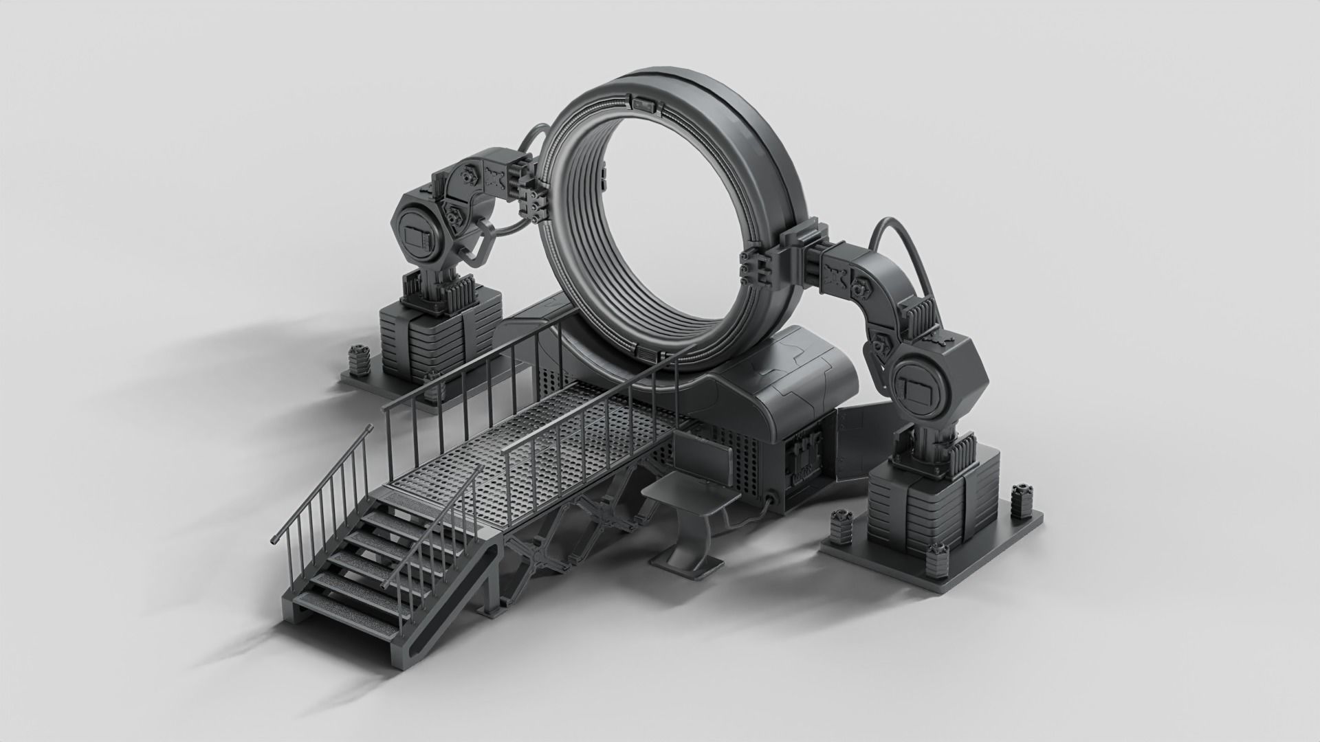 Time Machine free 3D model | CGTrader