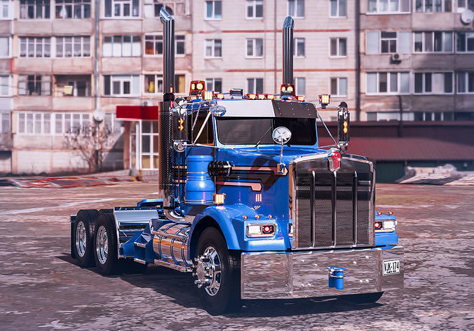 Kenworth T800 3D model | CGTrader
