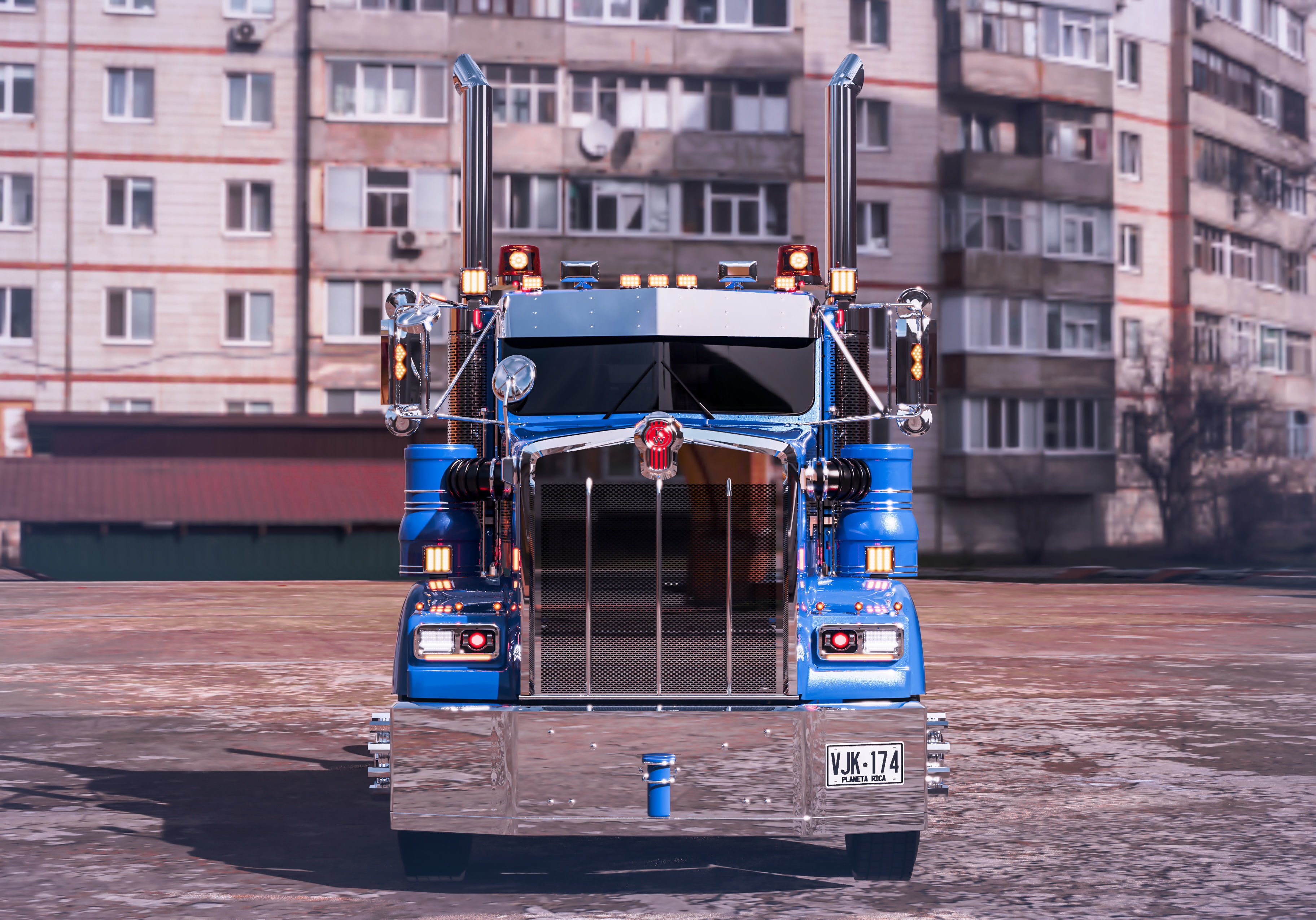 Kenworth T800 3D model | CGTrader