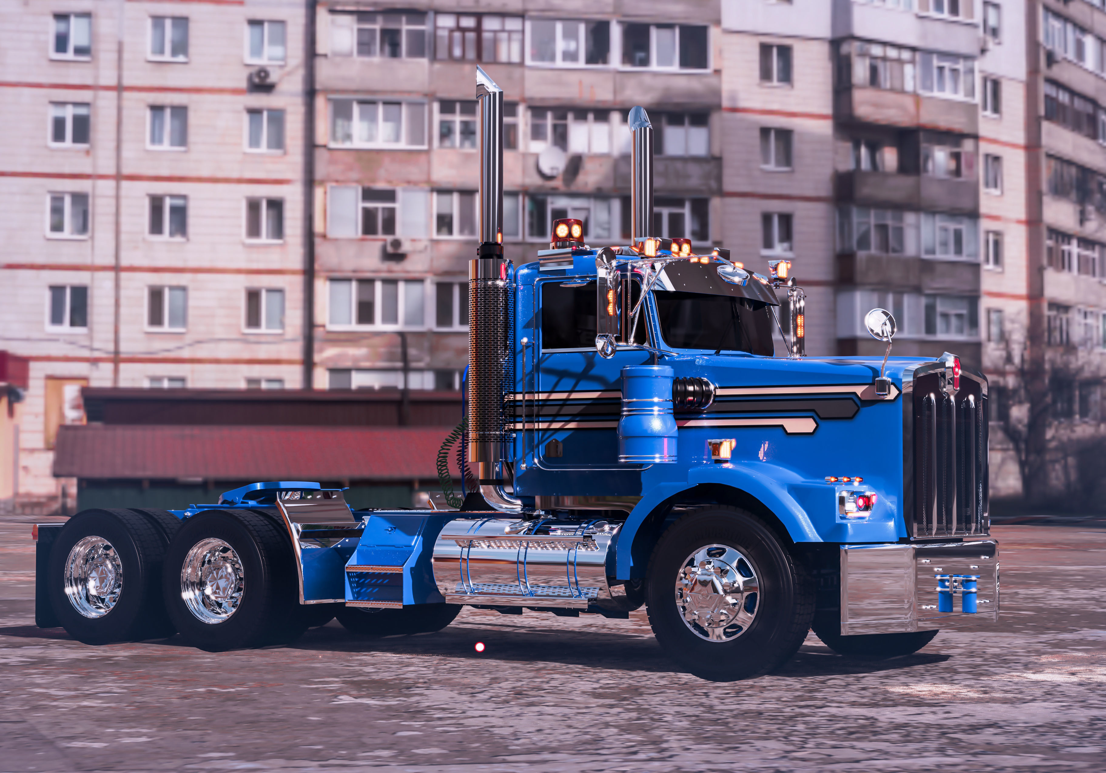 Kenworth T800 3D model | CGTrader
