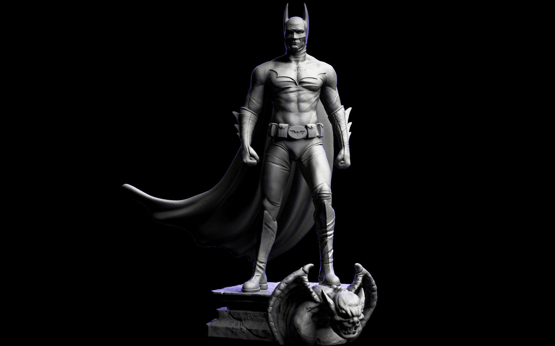 Batman Fanart 3D model 3D printable | CGTrader