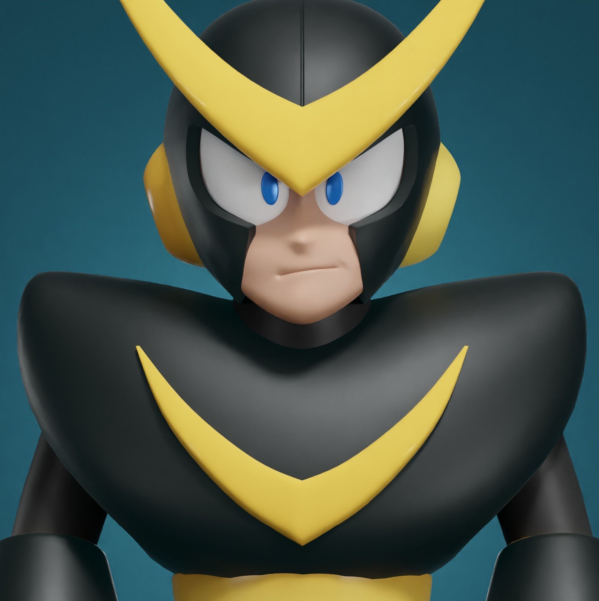 Quick Man Rockman Megaman 8bit famicom 3D model | CGTrader