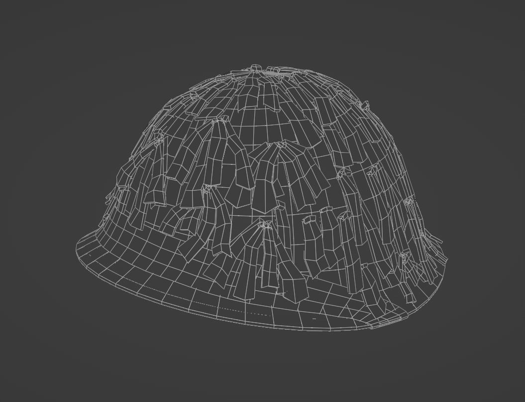 3D model Mk III Turtle helmet with Camouflage VR / AR / low-poly | CGTrader