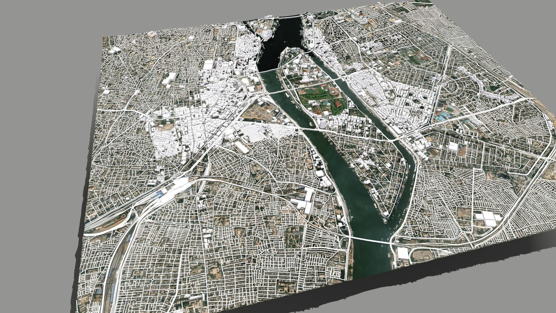 Cityscape Cairo Egypt 3D model | CGTrader