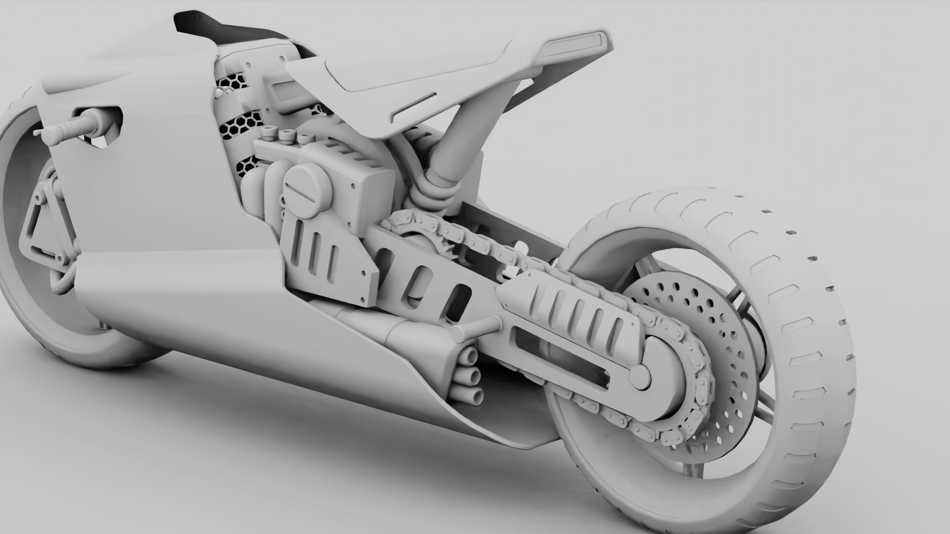 ELECTRIC MOTORCYCLE V400 rigged 3D model rigged | CGTrader
