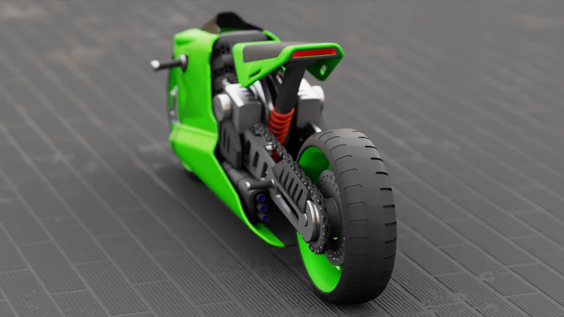 ELECTRIC MOTORCYCLE V400 rigged 3D model rigged | CGTrader