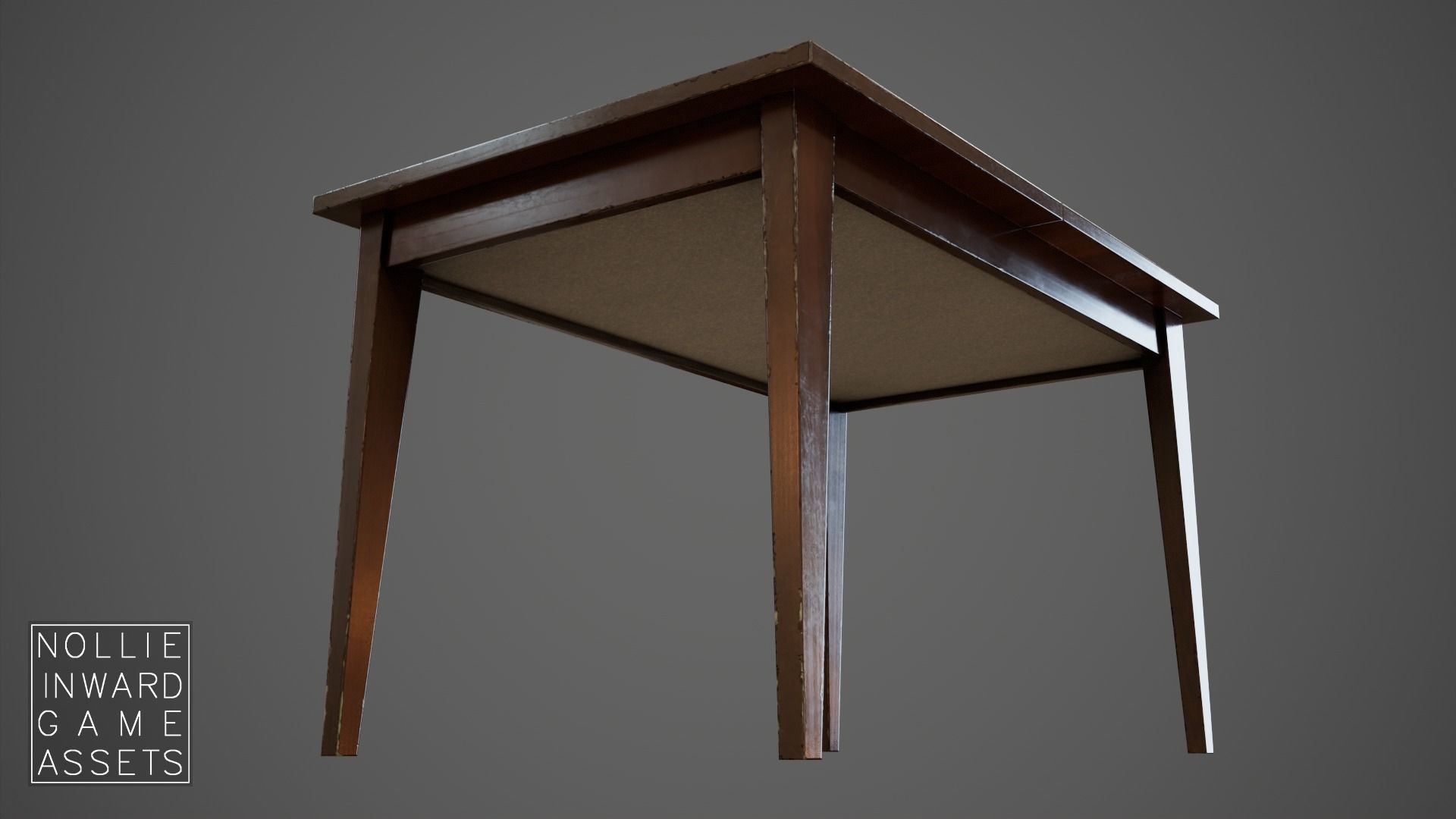 3D model Soviet Table Variant 1 Brown VR / AR / low-poly | CGTrader