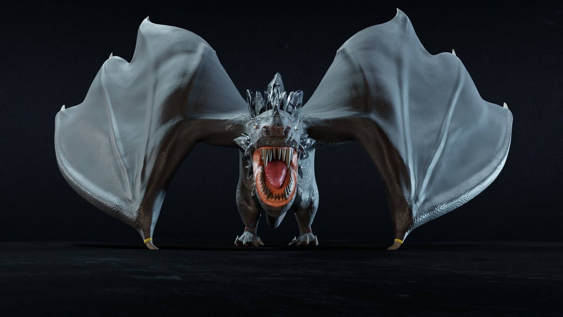 3D model Crystal Dragons VR / AR / low-poly | CGTrader