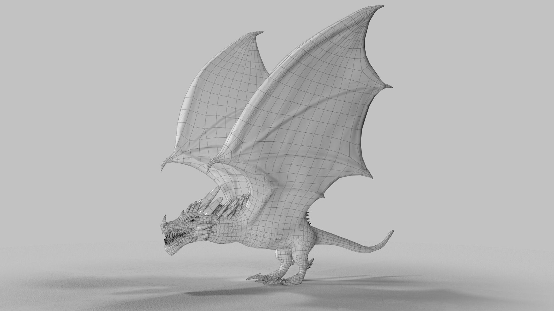 3D model Crystal Dragons VR / AR / low-poly | CGTrader