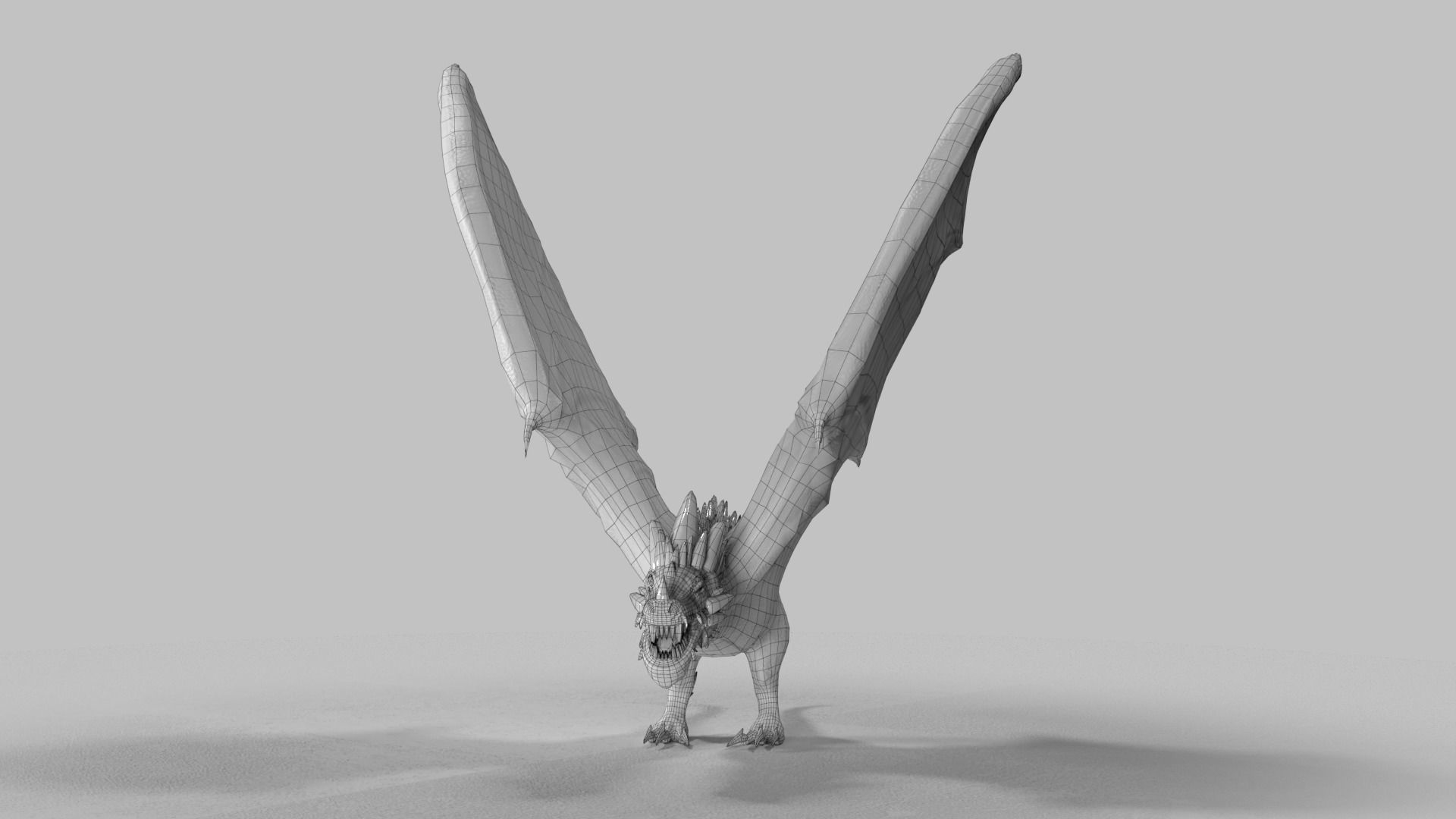 3D model Crystal Dragons VR / AR / low-poly | CGTrader