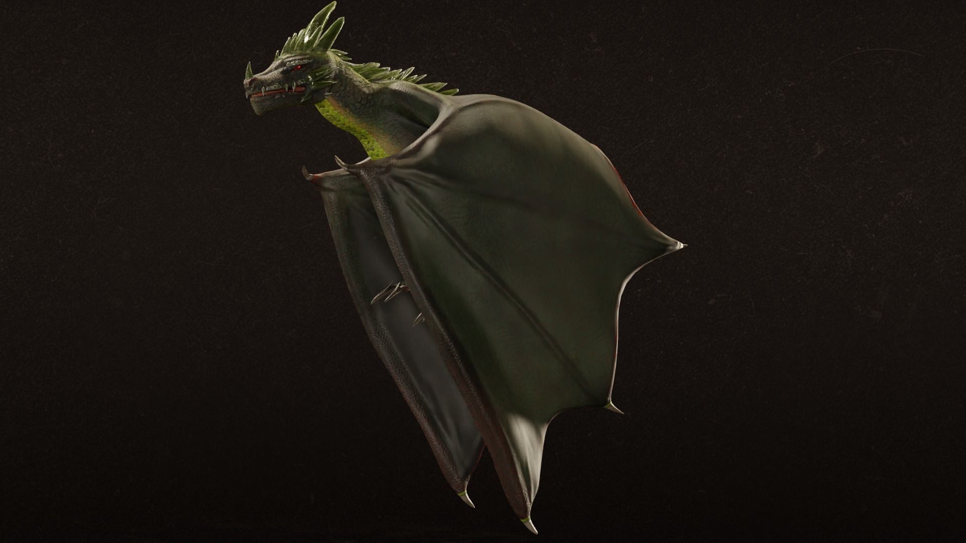 3D model Crystal Dragons VR / AR / low-poly | CGTrader