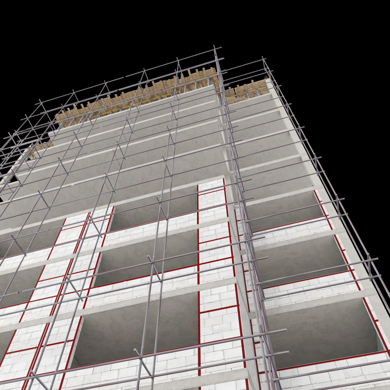 3D model Modular Construction Site VR / AR / low-poly | CGTrader