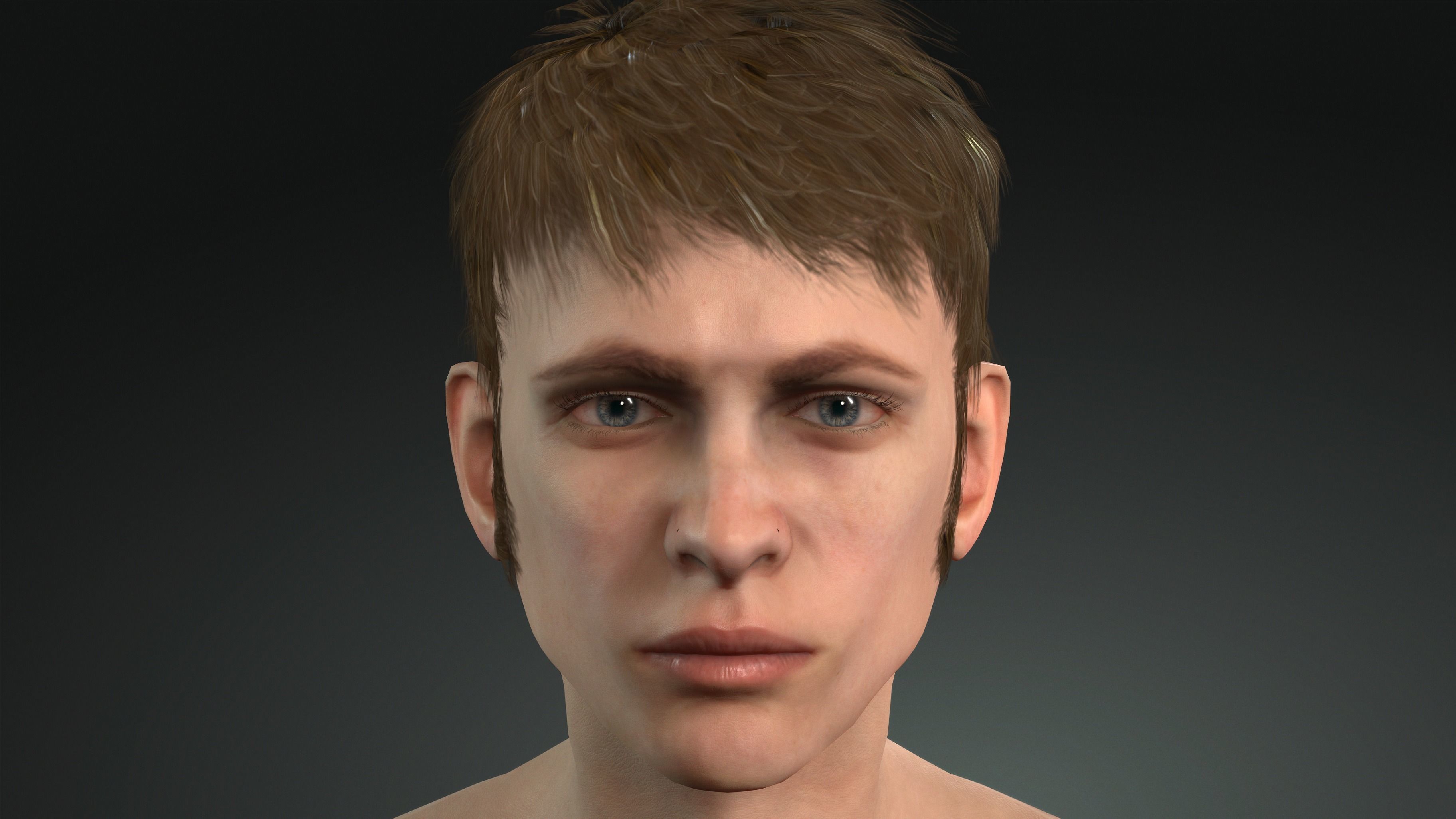 Male body 3D model | CGTrader