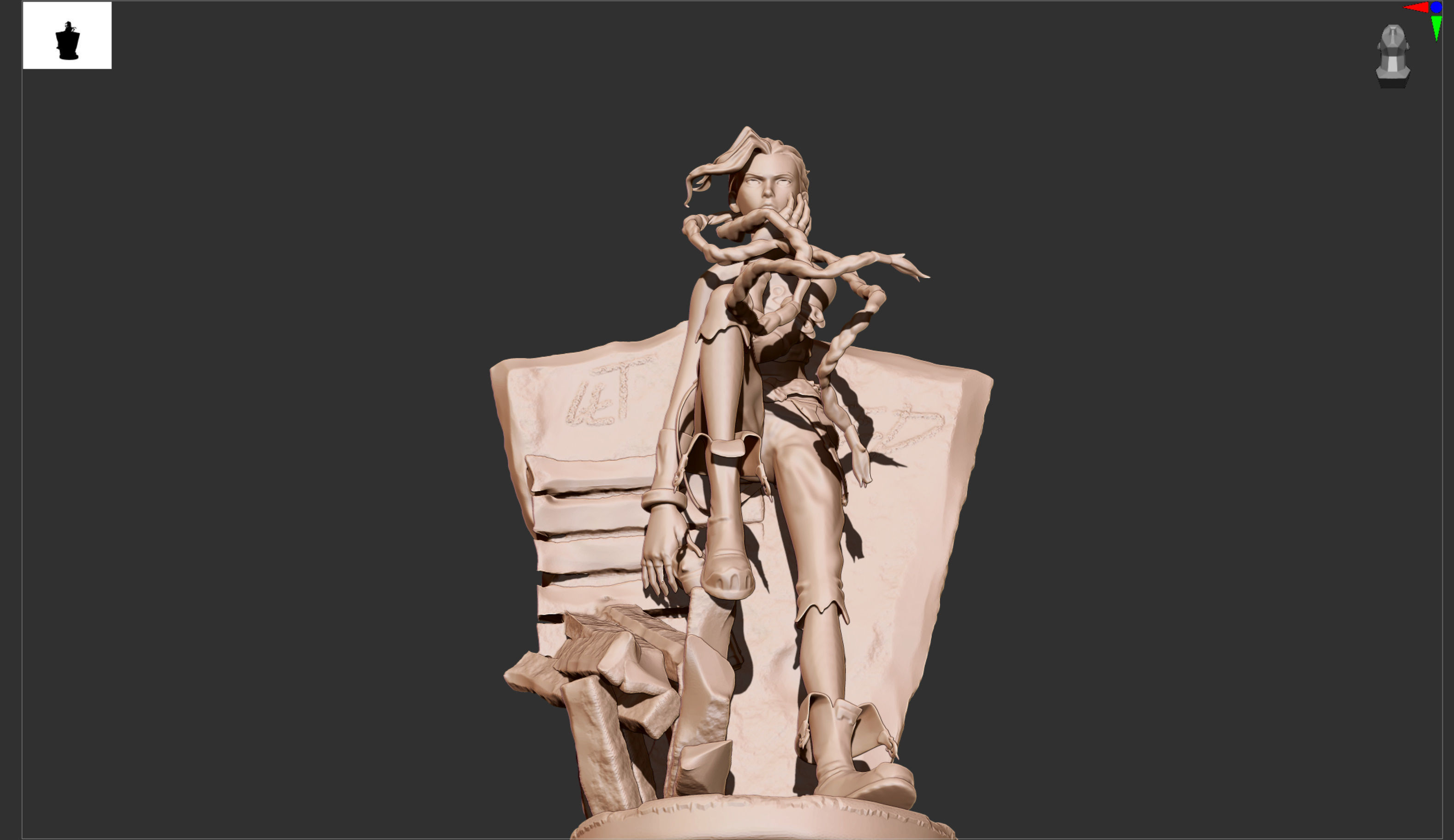 League of Legends Arcane Jinx 3D model 3D printable | CGTrader