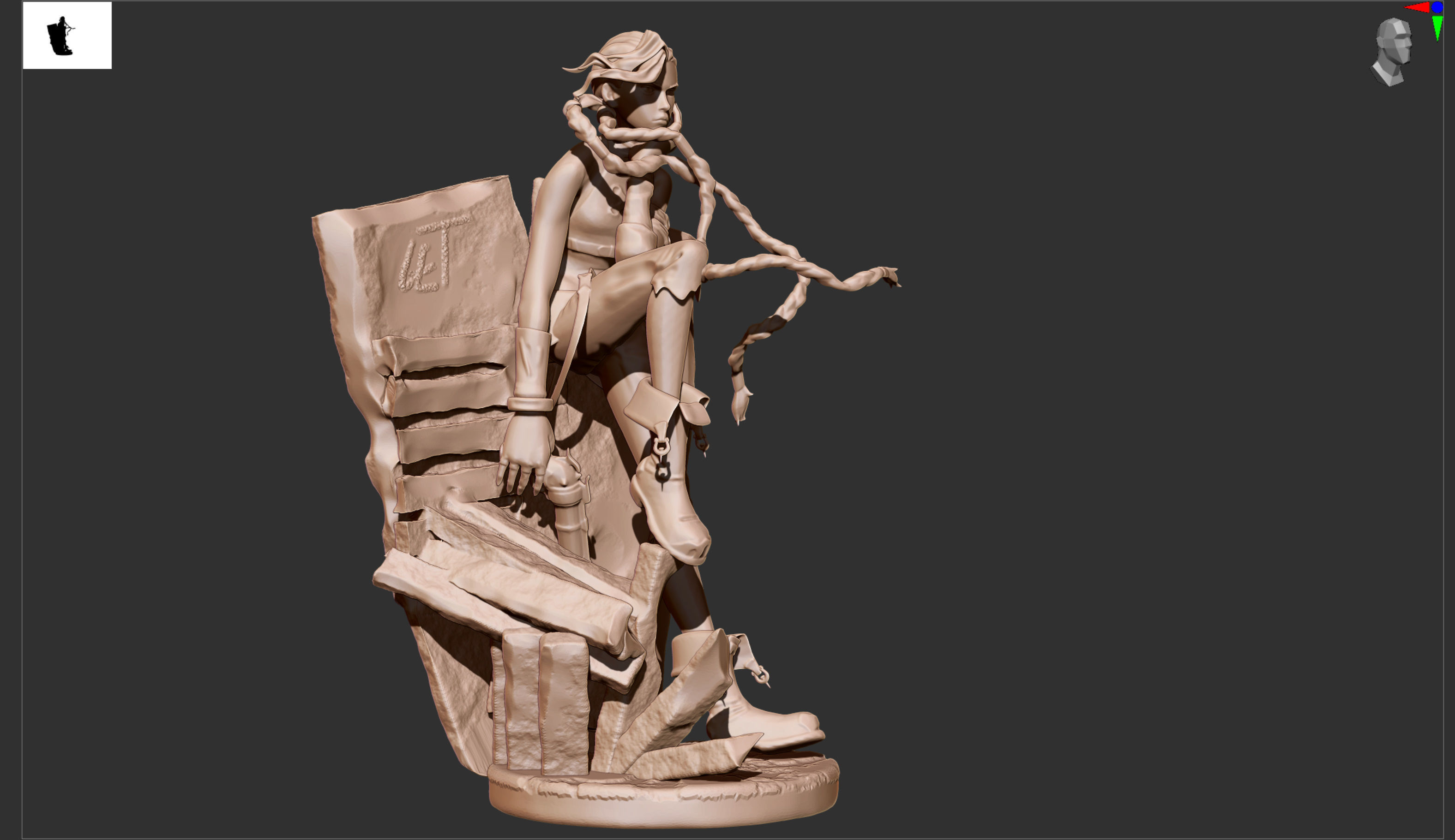 League of Legends Arcane Jinx 3D model 3D printable | CGTrader