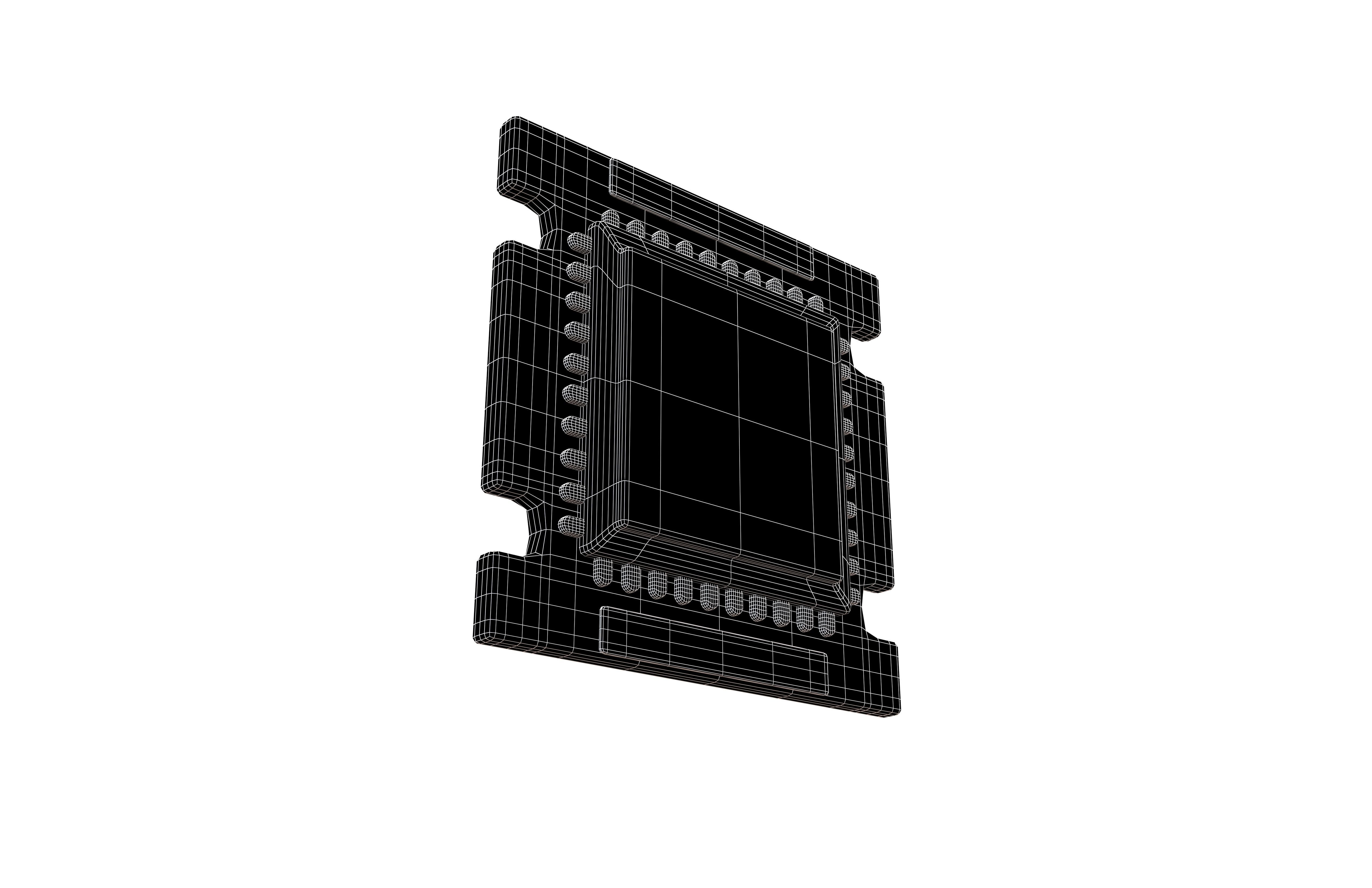 3D model CPU Icon V1 001 VR / AR / low-poly | CGTrader