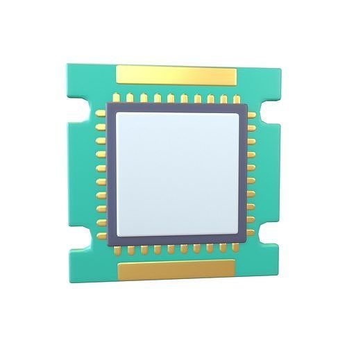 3D model CPU Icon V1 001 VR / AR / low-poly | CGTrader