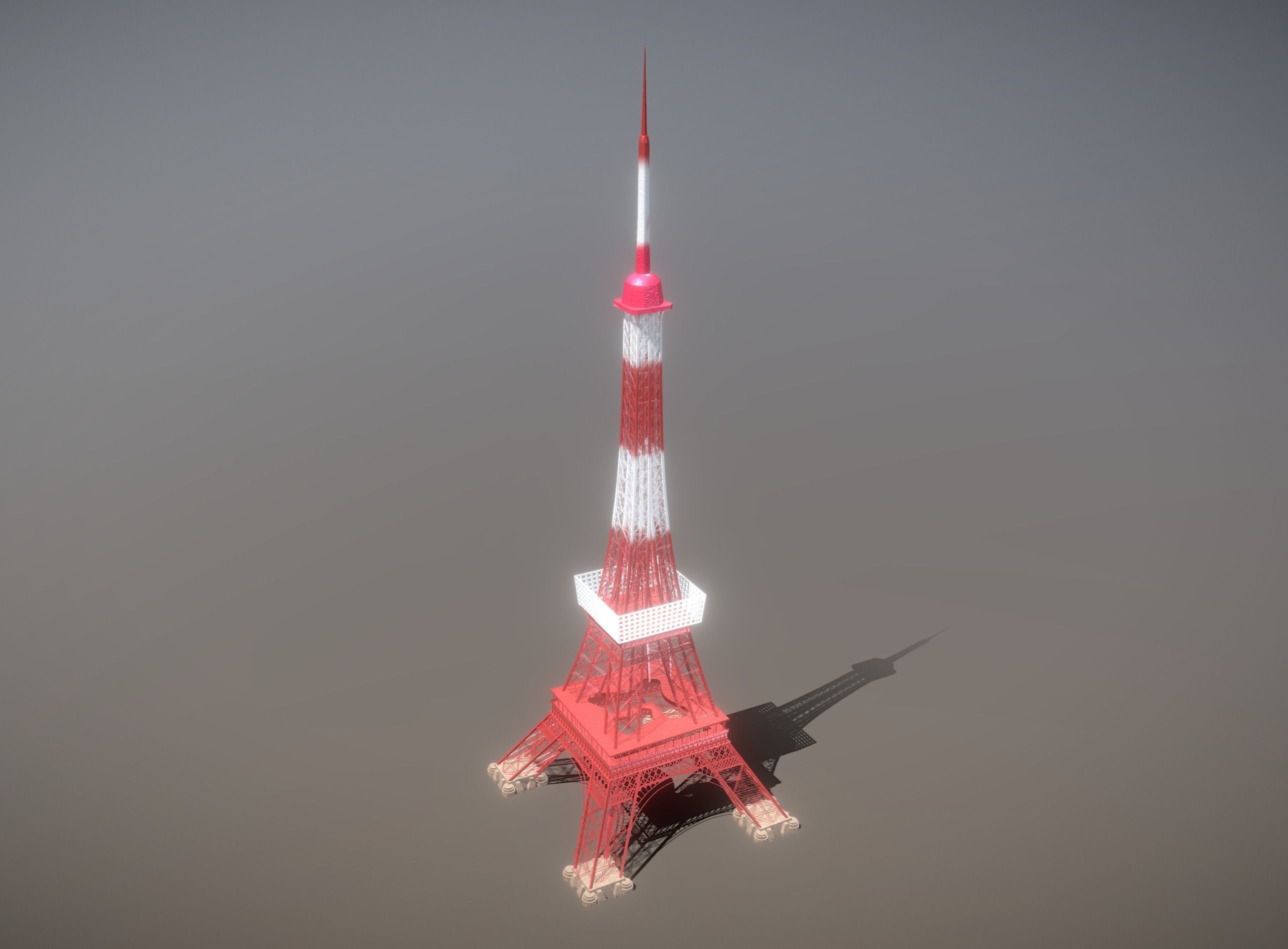 3D model Tokyo Tower VR / AR / low-poly | CGTrader