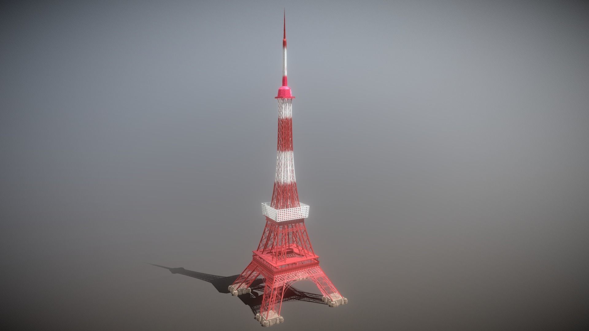 3D model Tokyo Tower VR / AR / low-poly | CGTrader