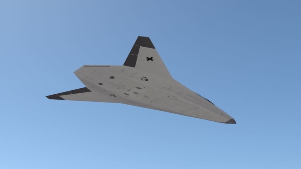 European 6th Gen fighter concept 3D model | CGTrader
