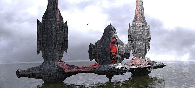 Ocean Drake interceptor Ocean Ship Base 3 3D model | CGTrader