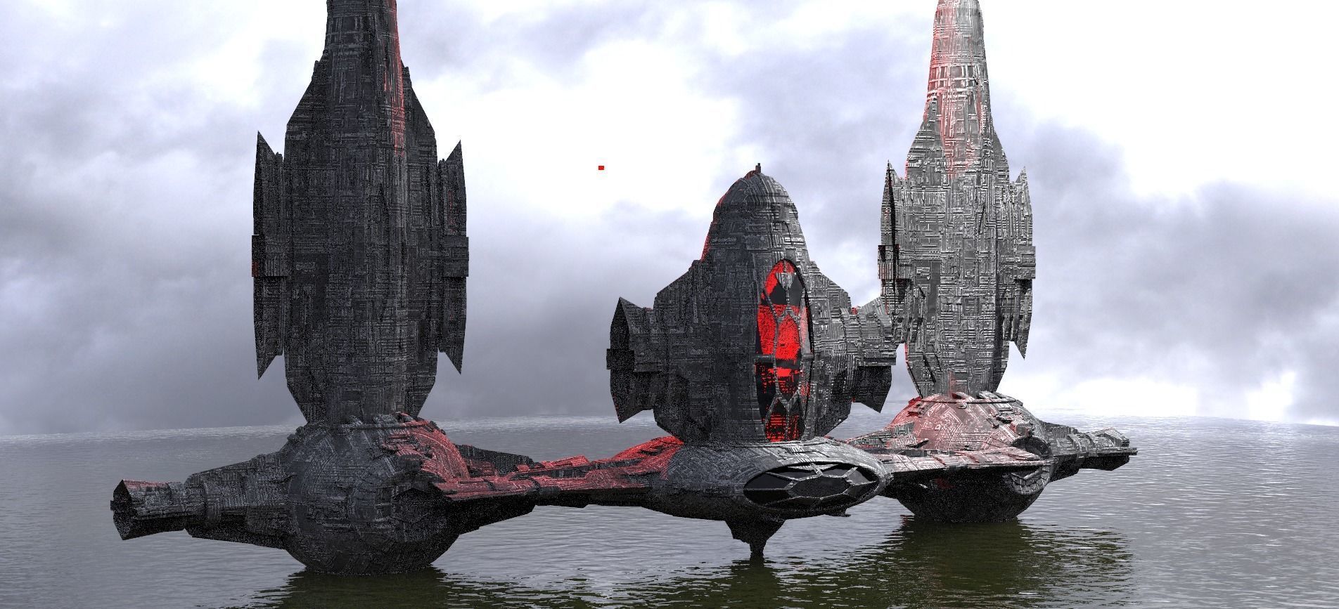 Ocean Drake interceptor Ocean Ship Base 3 3D model | CGTrader