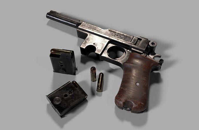 3D model Bergman 1910-21 - Low-poly 3D model PBR Low-poly 3D model VR ...