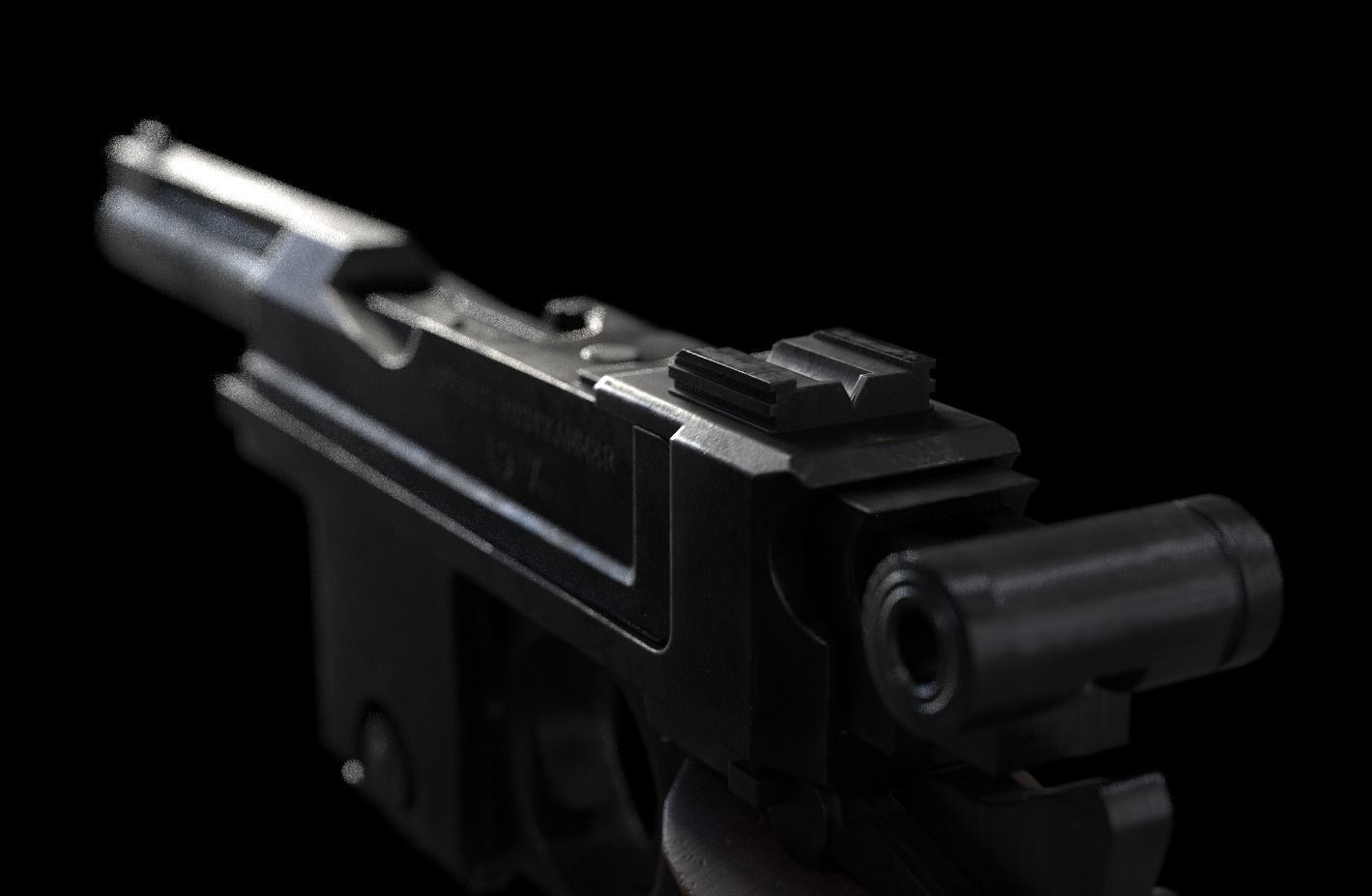 3D model Bergman 1910-21 - Low-poly 3D model PBR Low-poly 3D model VR ...