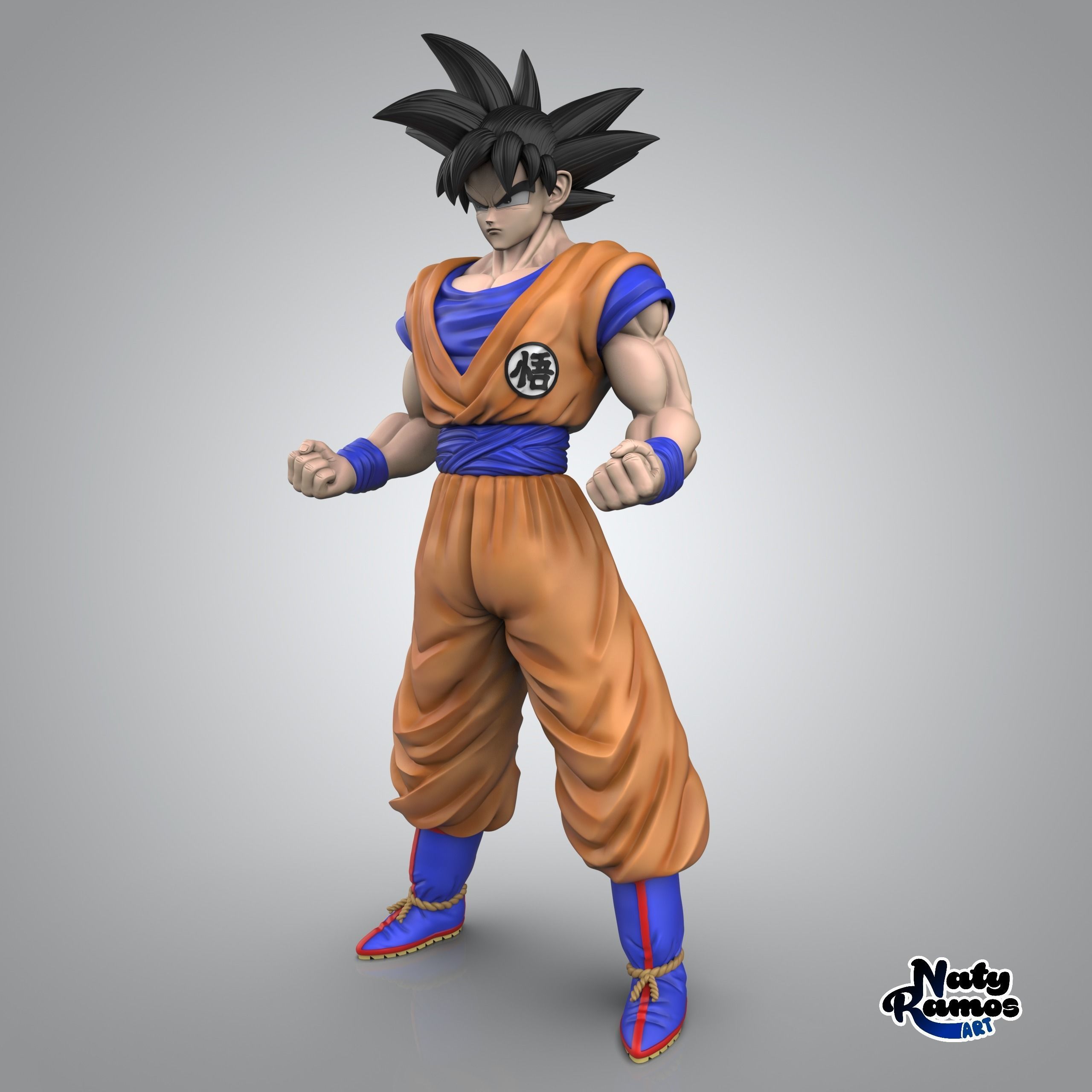 GOKU dragon ball 3D model 3D printable | CGTrader