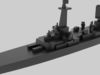 USS Long Beach - Model for small scale printing 3D model 3D printable ...