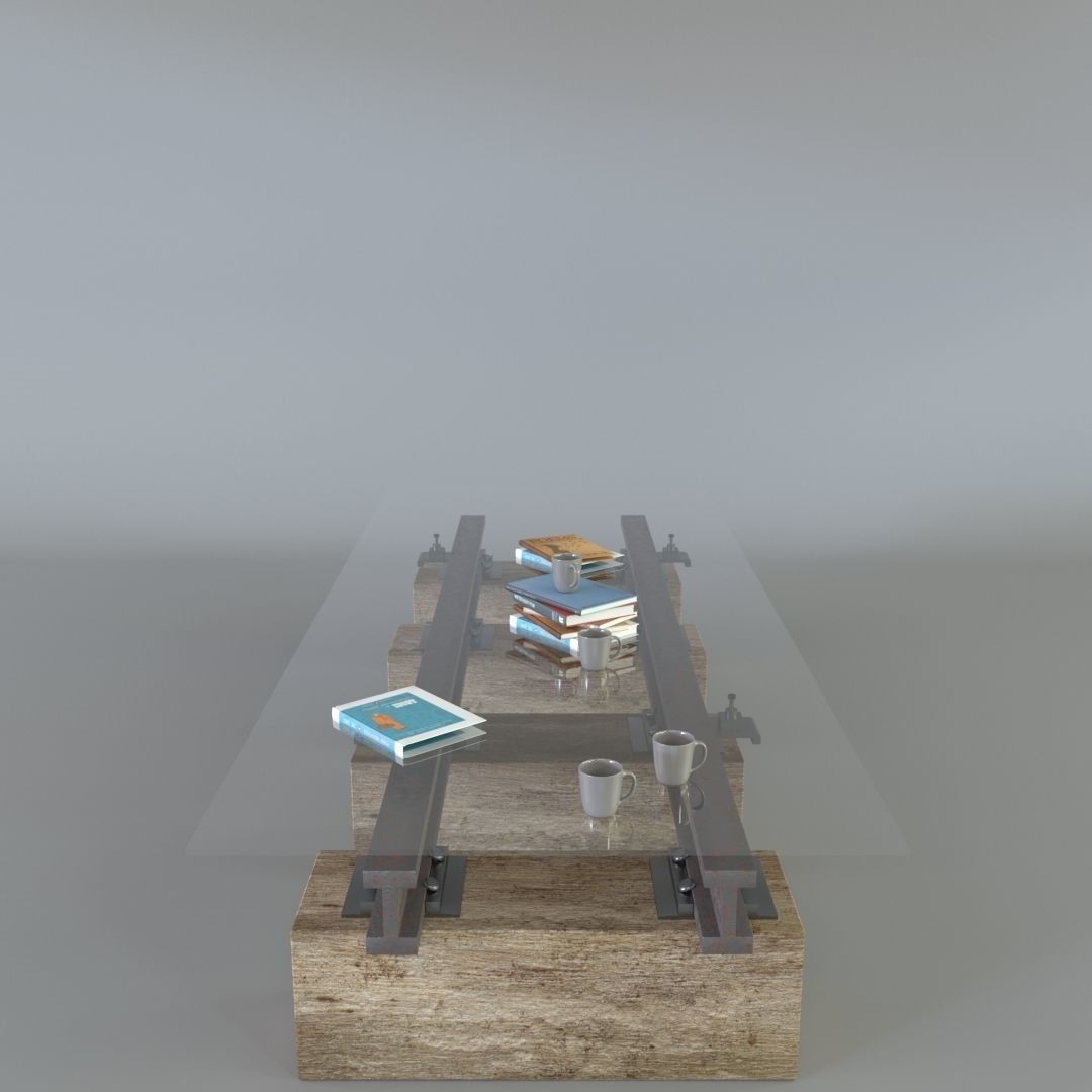 Rail Table 3D model | CGTrader