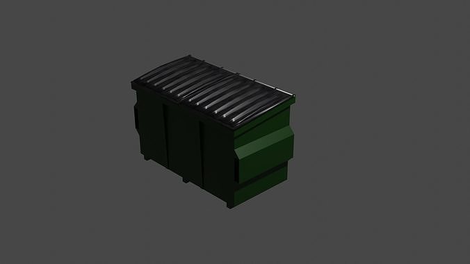 Garbage bin free 3D model | CGTrader