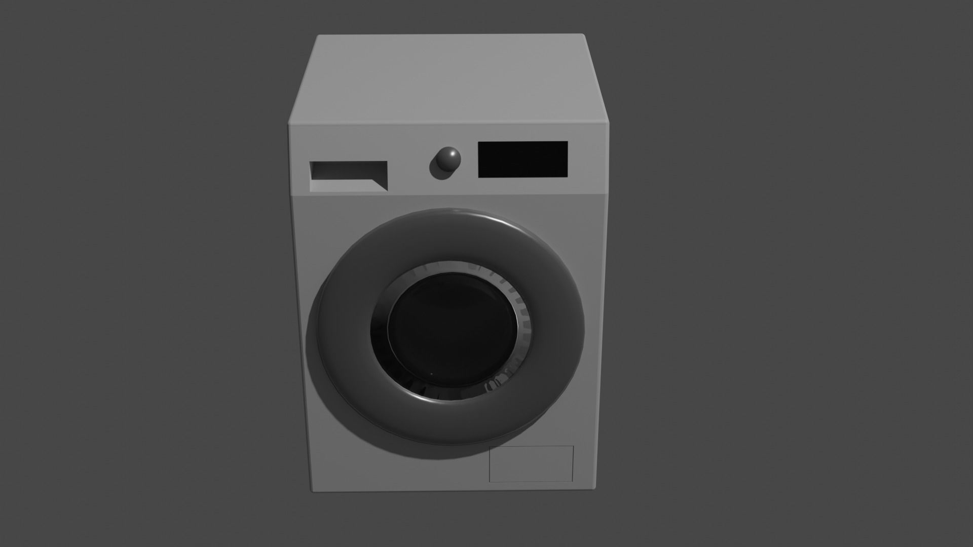 Washing machine free 3D model | CGTrader