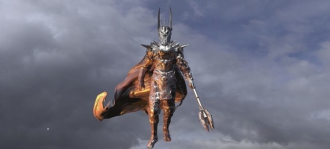 Sauron Statue 2 3D model | CGTrader