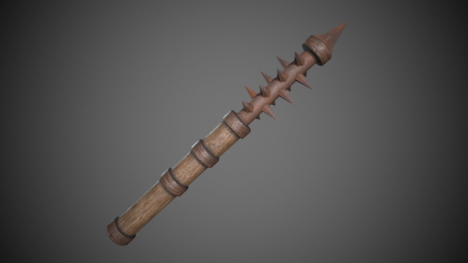 3D model Spiked Melee Weapon Medieval VR / AR / low-poly | CGTrader