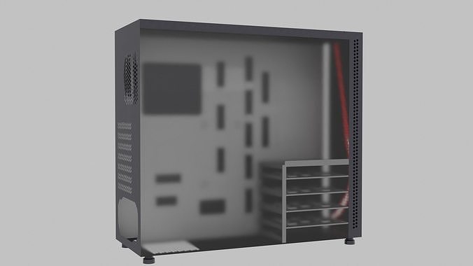 3D model Free Corsair PC case VR / AR / low-poly | CGTrader