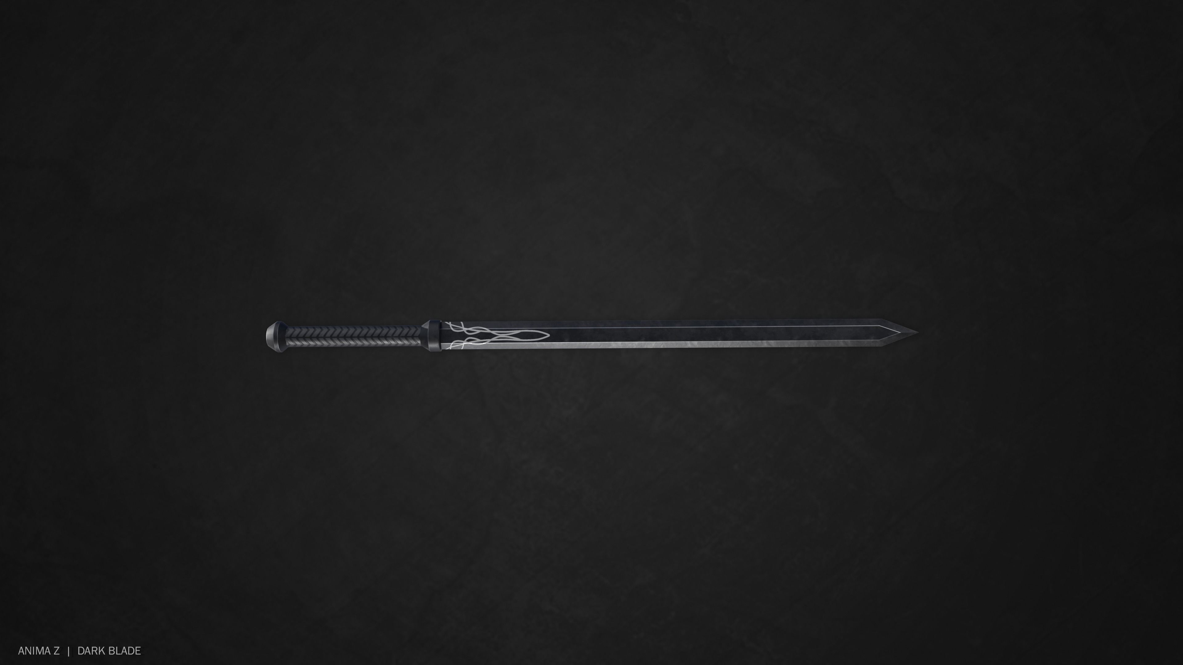 3D model Dark blade VR / AR / low-poly | CGTrader