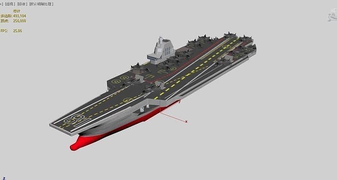 China 003 Type Aircraft carrier 3D model | CGTrader