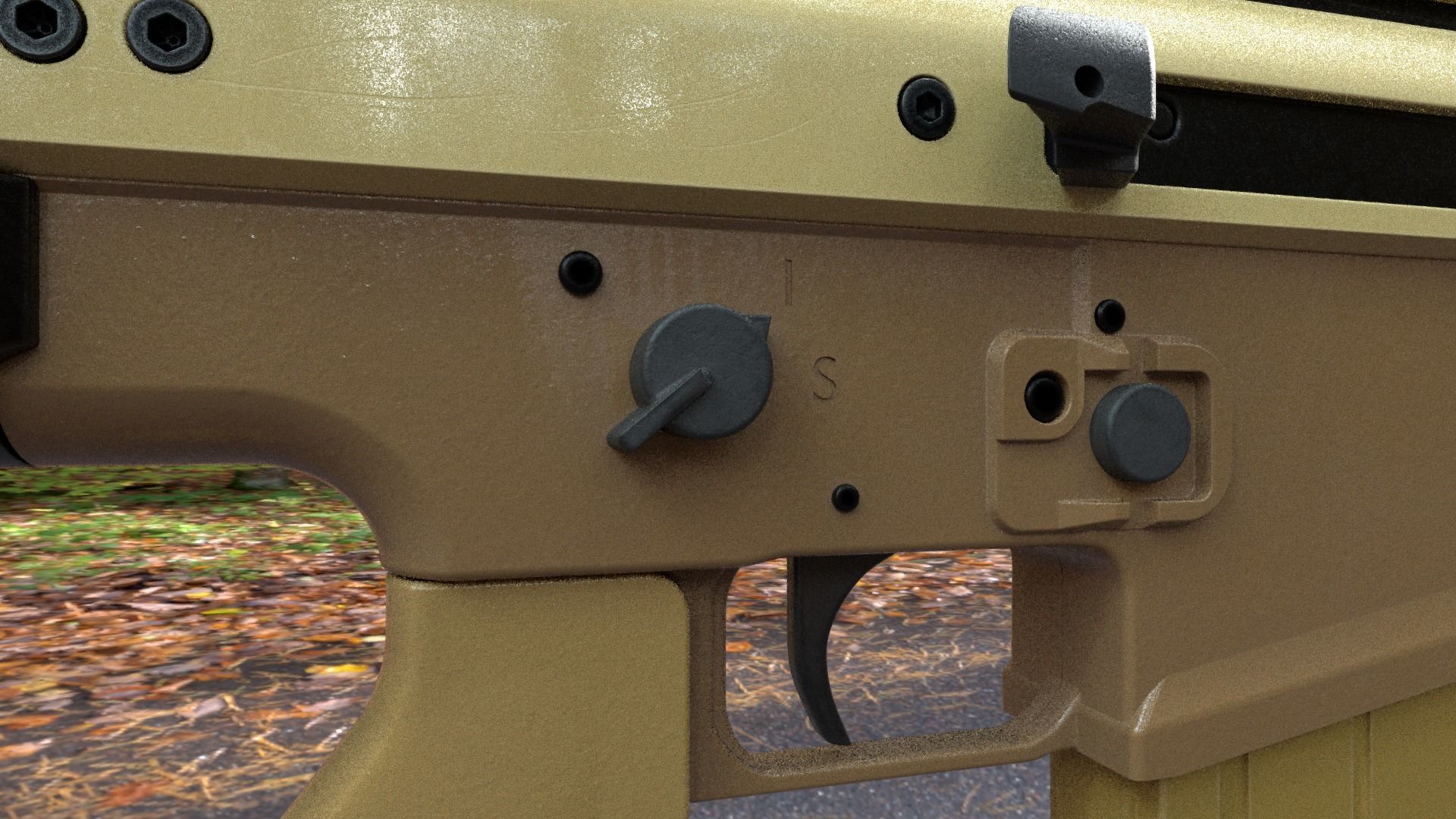 FN SCAR 17S NRCH 3D model | CGTrader