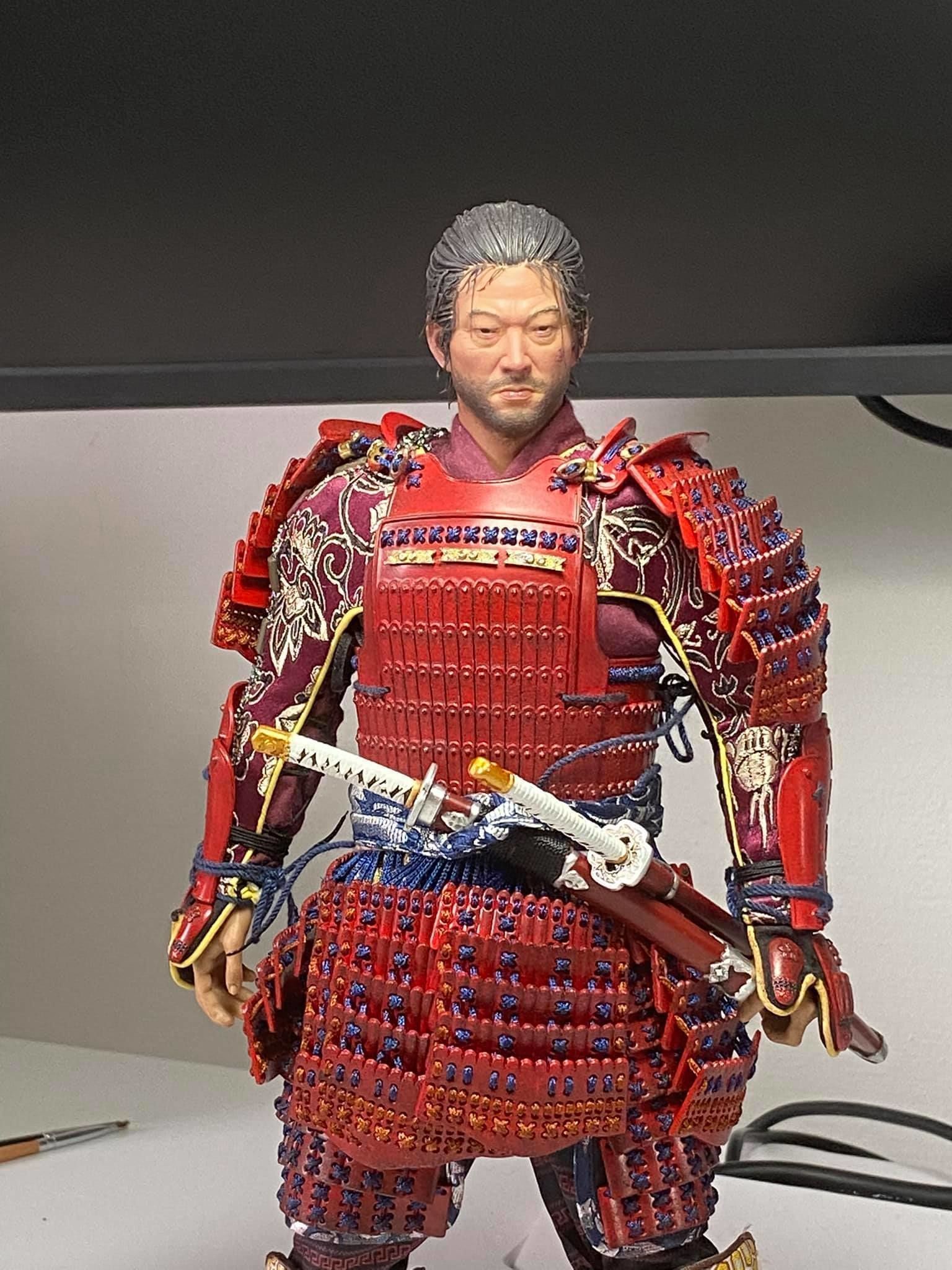 sixth scale samurai head Jin Sakai 3D model 3D printable | CGTrader