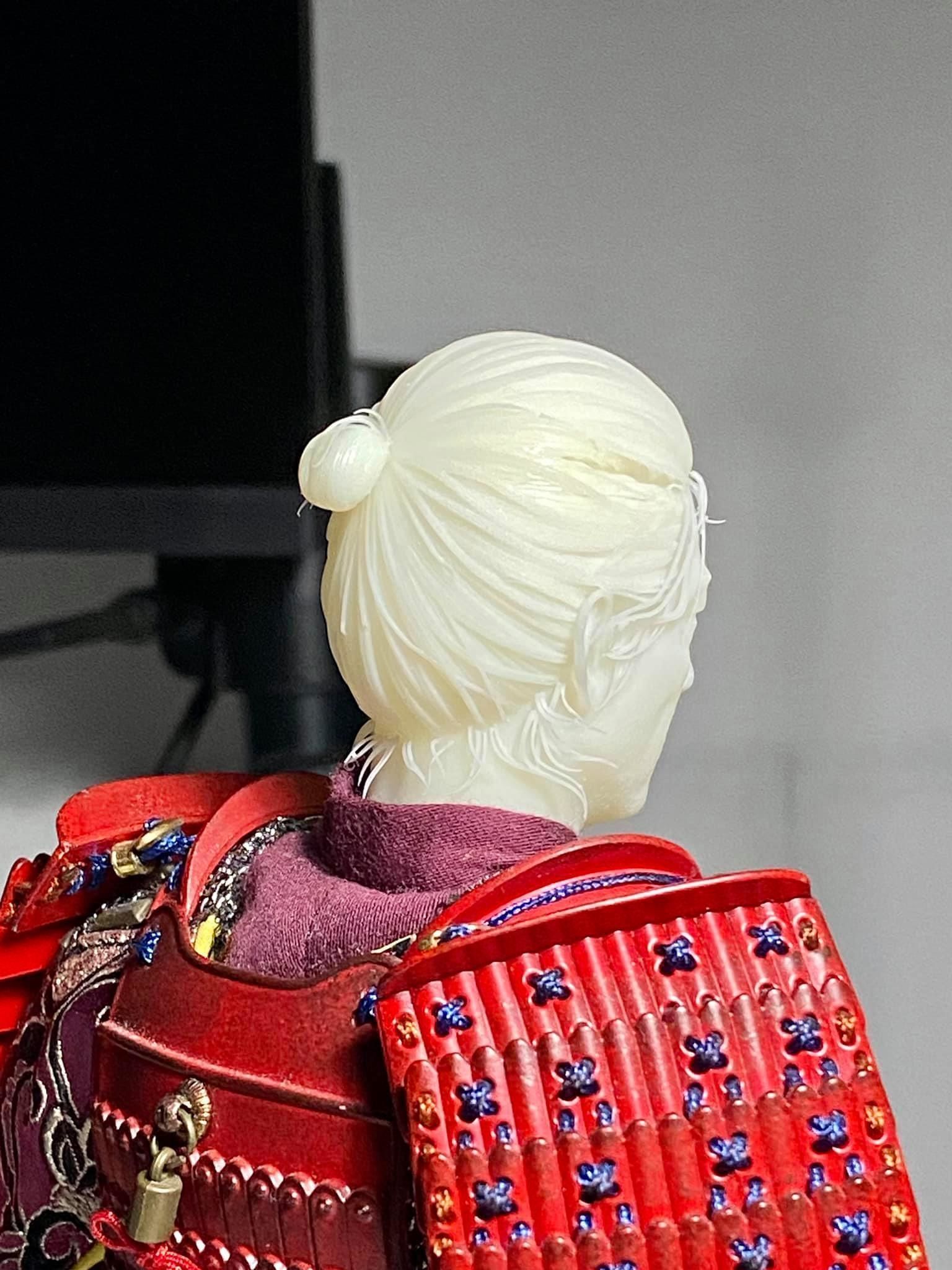 sixth scale samurai head Jin Sakai 3D model 3D printable | CGTrader