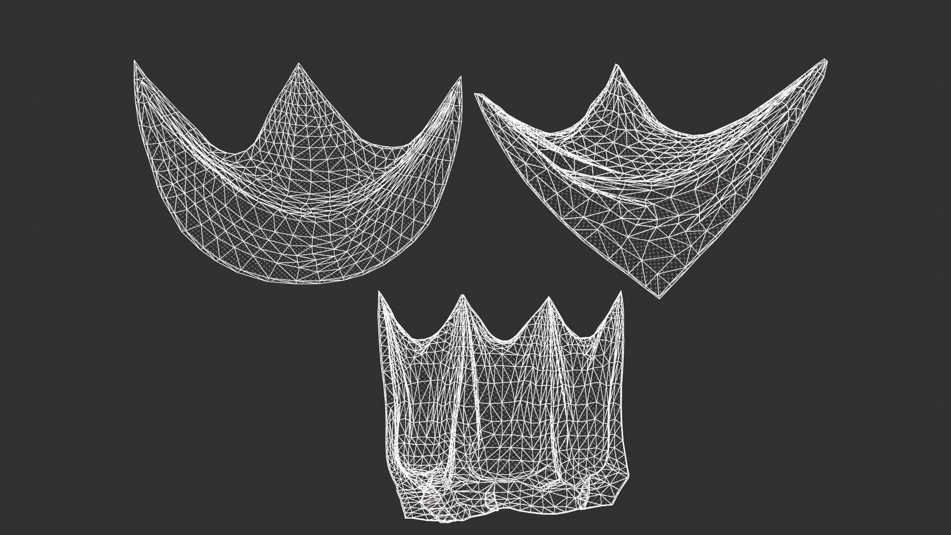 3D model Fishing Net - Intact and Damaged VR / AR / low-poly | CGTrader