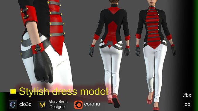 Game clothes 3D model | CGTrader
