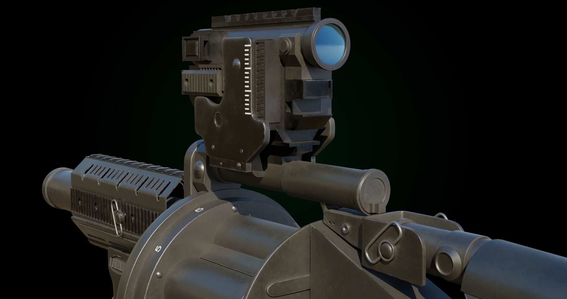 Collection of Grenade Launcher Gun All PBR Textures Included | CGTrader