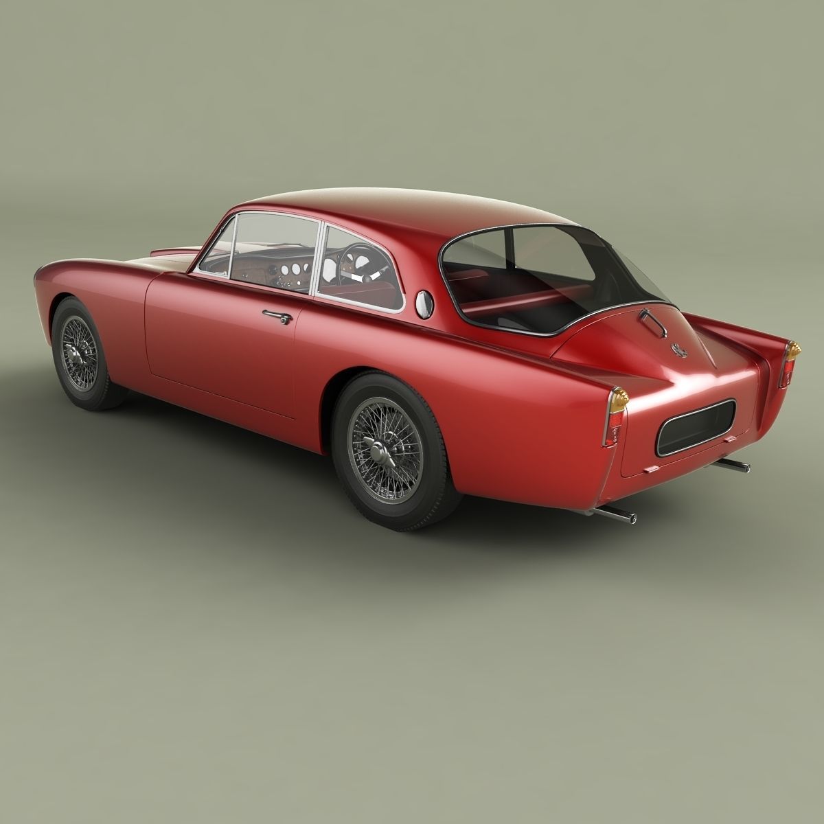 AC Greyhound Coupe 3D model | CGTrader